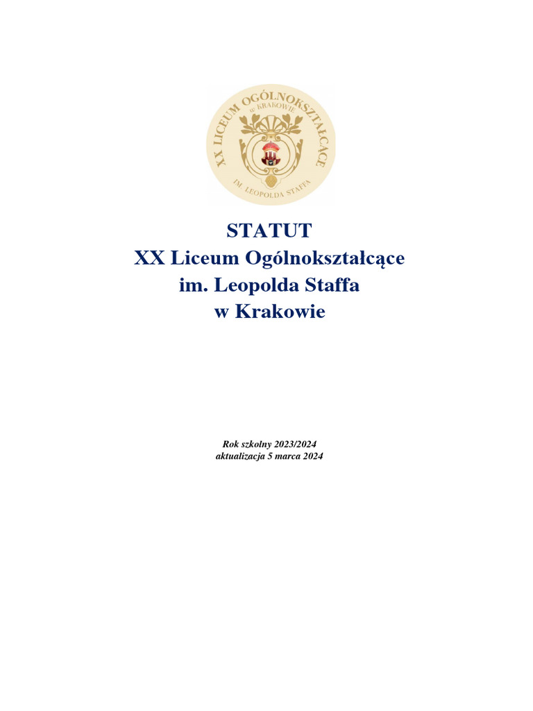 Statut Xxlo 2024 | PDF