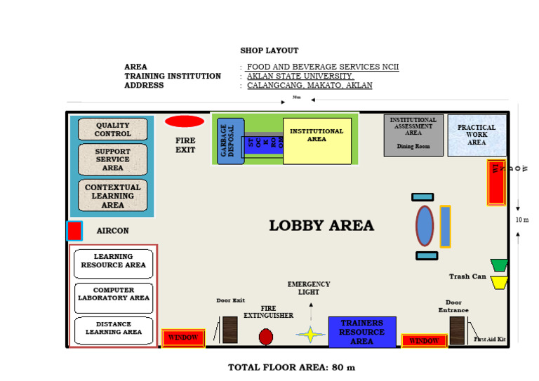 Food and Beverage Training Layout Guide | PDF