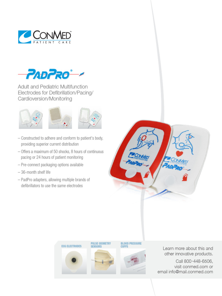 Eletrodos Marcapasso Conmed | PDF | Heart | Cardiovascular System
