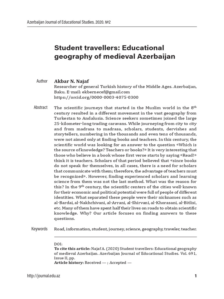 Ekber Necef, Seyyah Talebeler | PDF