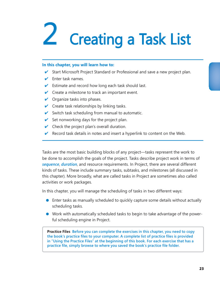 Microsoft Project 2010 Step by Step-Chapter2 | PDF | Dialog Box | Computing
