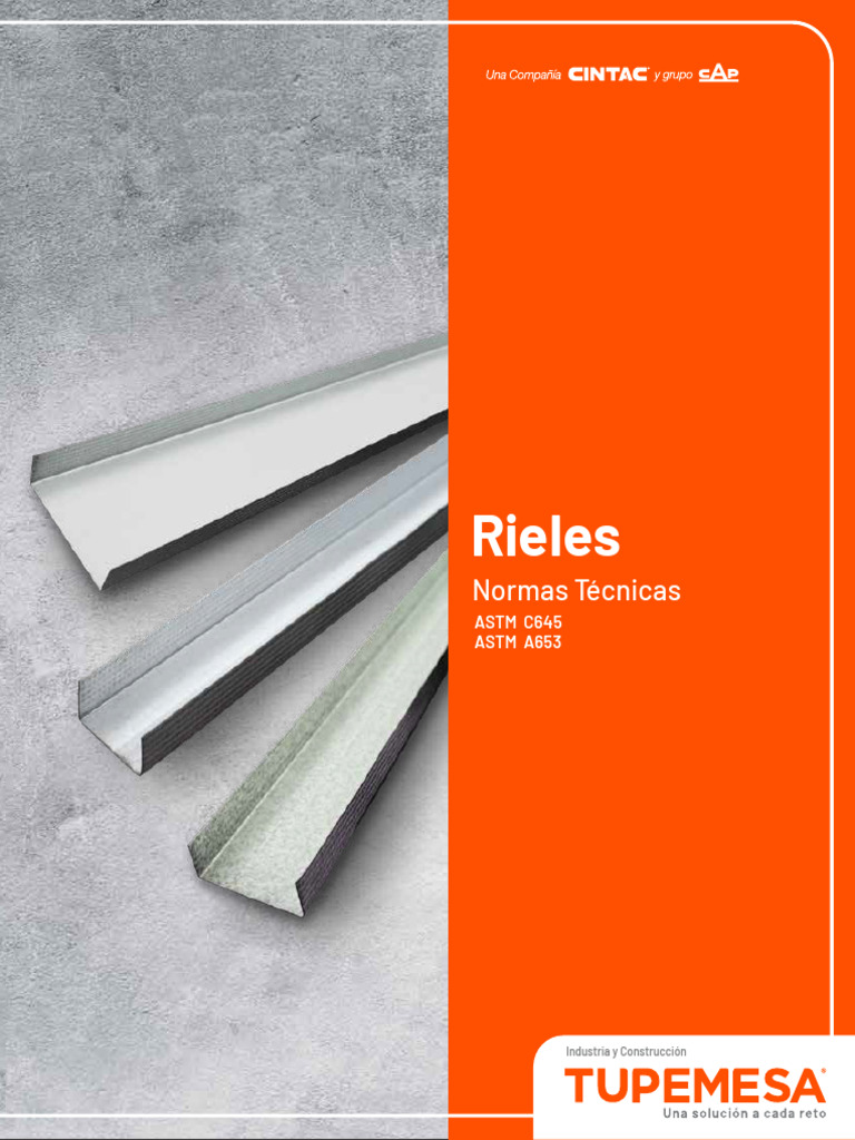 Perfiles y Rieles Tupemesa | PDF