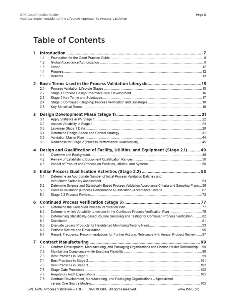 Ispe Gpg26-Processval Toc | PDF | Verification And Validation | Life ...