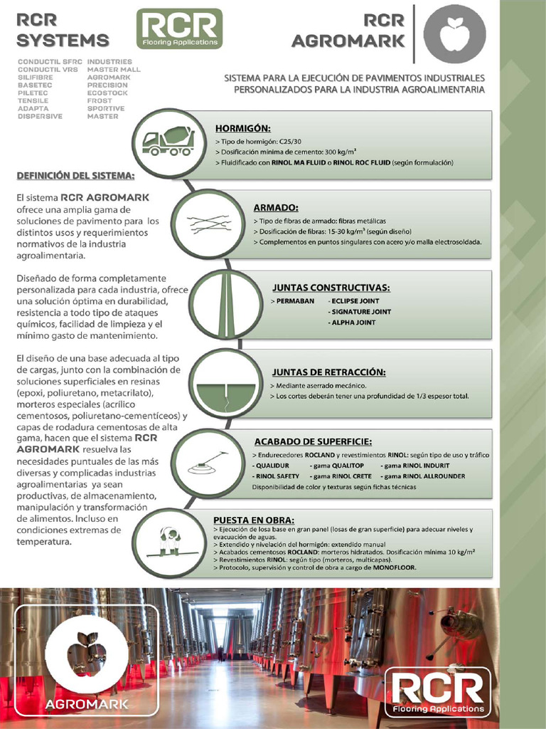 11 RCR SYSTEMS Ficha Técnica Agromark | PDF