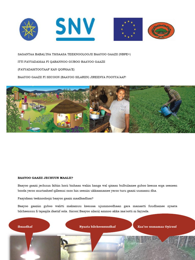 New Users Guide in Oromofia by SNV | PDF