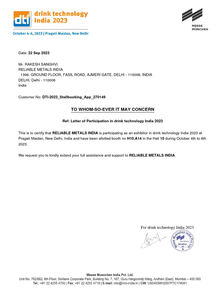 Participation_Letter | PDF