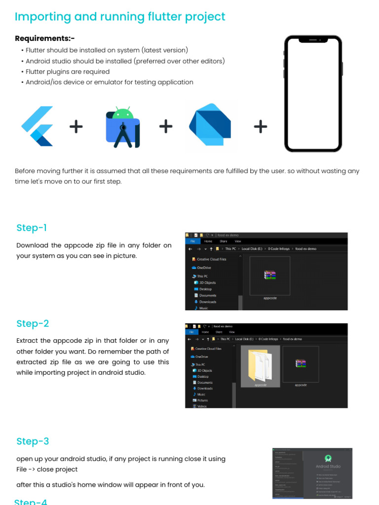 Importing Flutter Project - 0 | PDF | Directory (Computing) | Android (Operating System)