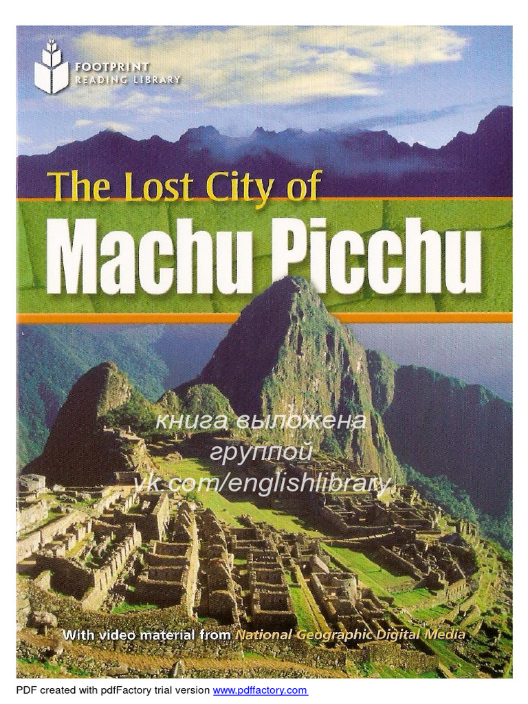 The Lost City of Machu Picchu | PDF | Computers