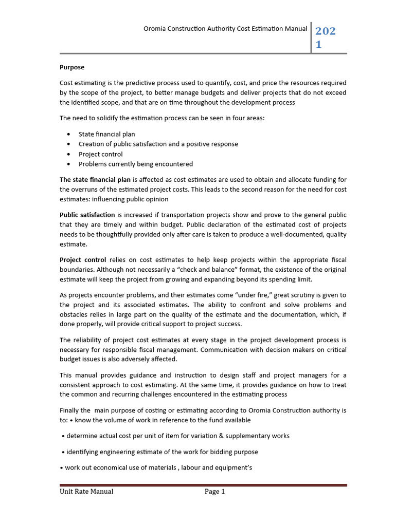 Unit Rate Final | Download Free PDF | Specification (Technical Standard ...