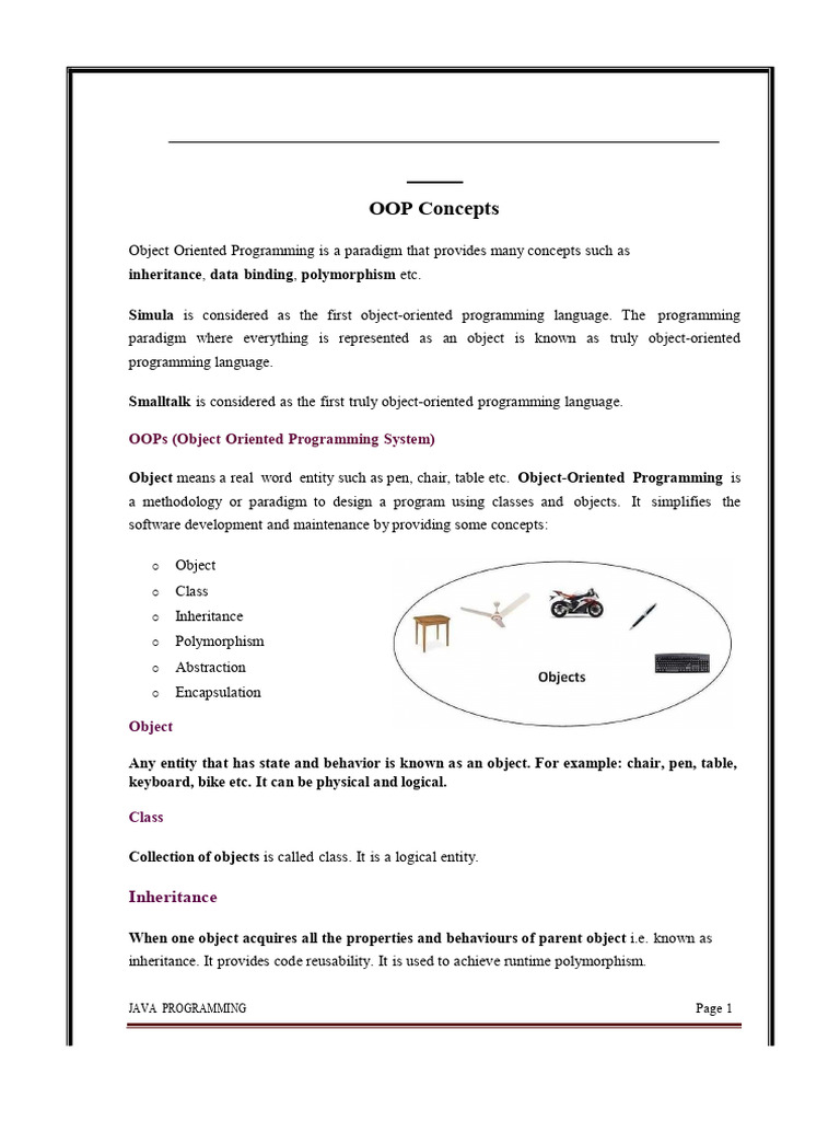 Object Oriented Programming Through Java 1 Pdf Object Oriented 8007