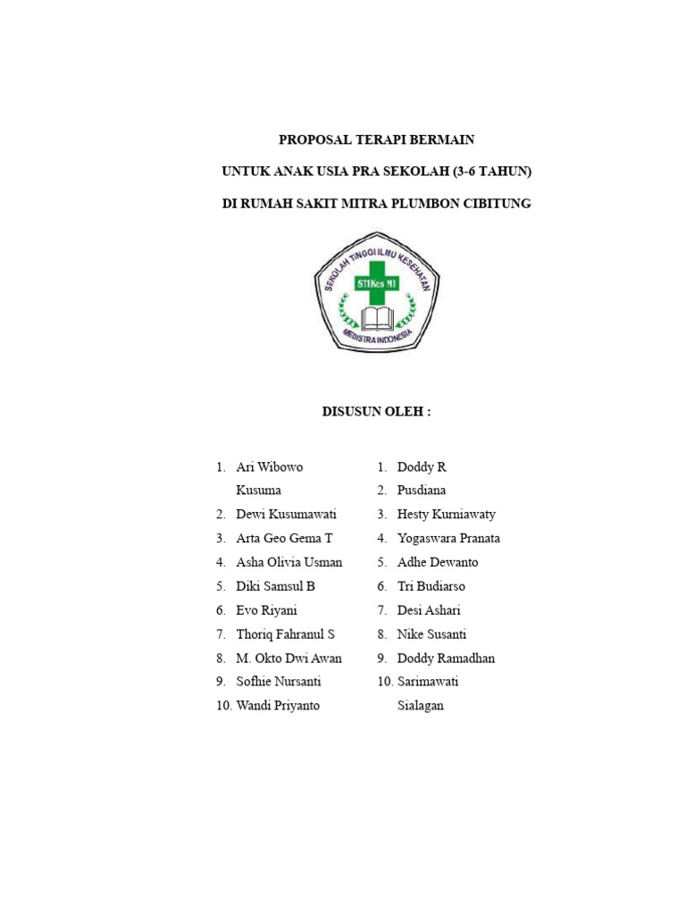 Proposal TAB Mewarnai | PDF | Kesehatan Holistik | Sains & Matematika