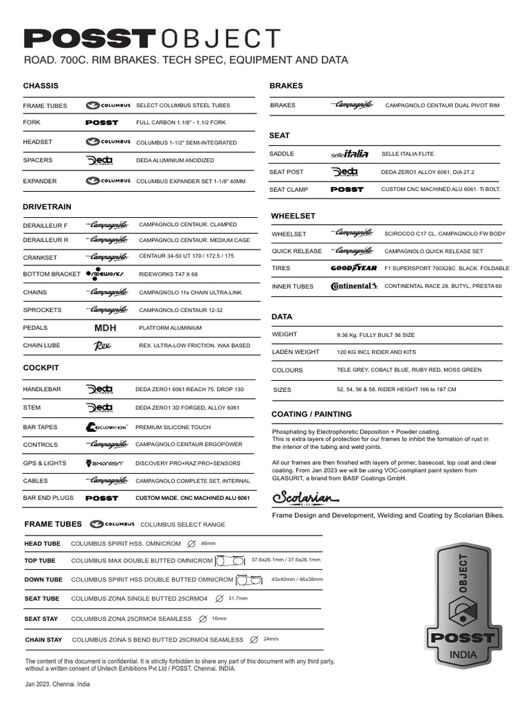 POSST Object Equipment and Geometry | PDF | Land Vehicles | Private ...