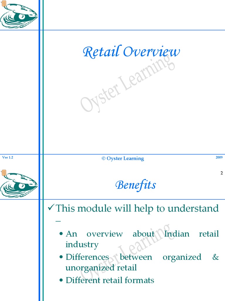 Retail Overview Ver2-Part1 | PDF | Retail | Retailing