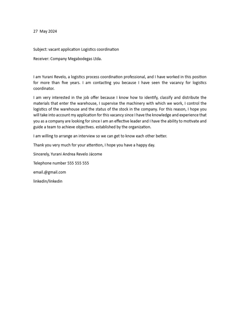 JOB VACANCY MAIL | PDF
