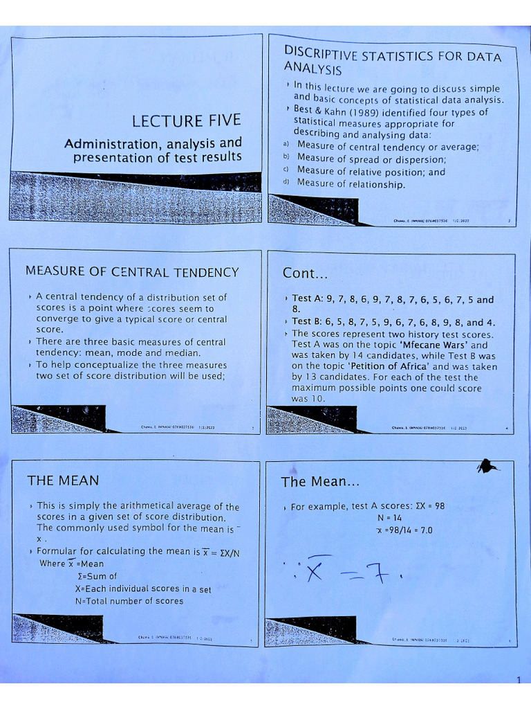 Measurement - Topic 5 | PDF