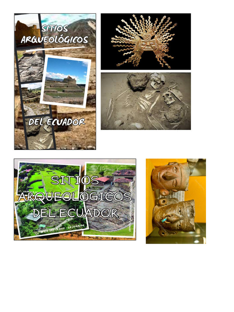 Sitios Arqueológicos Del Ecuador | PDF