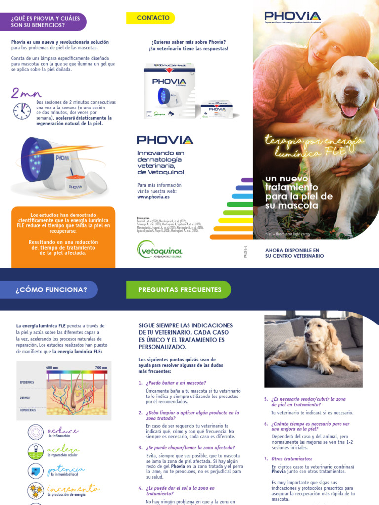 Tratamiento de piel para mascotas con Phovia | PDF | Piel