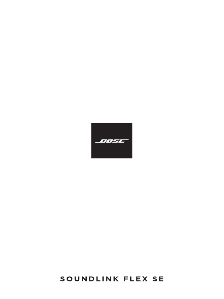 Bose Soundlink Flex SE | PDF | Electromagnetic Interference | Bluetooth