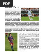 Lionel Andrés Messi, Biography | PDF