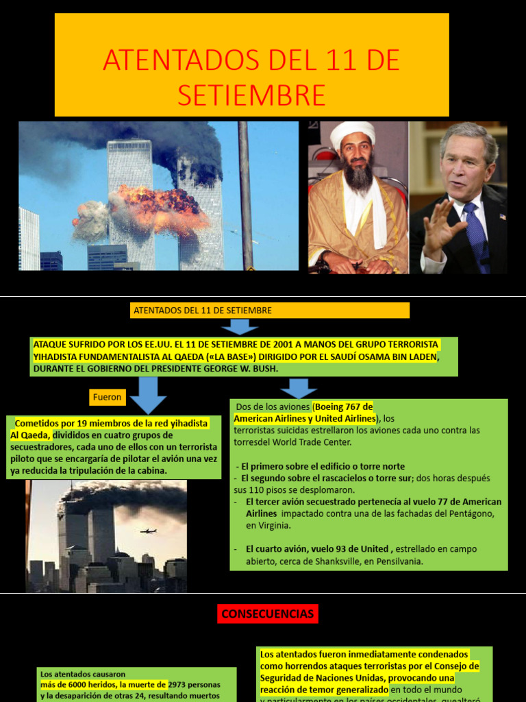 Atentados del 11 de septiembre 2001 | PDF | Ataques del 11 de septiembre