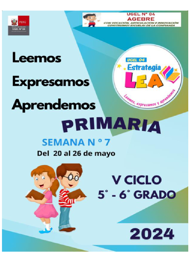 Lectura - Semana 7 - 5° y 6° | PDF