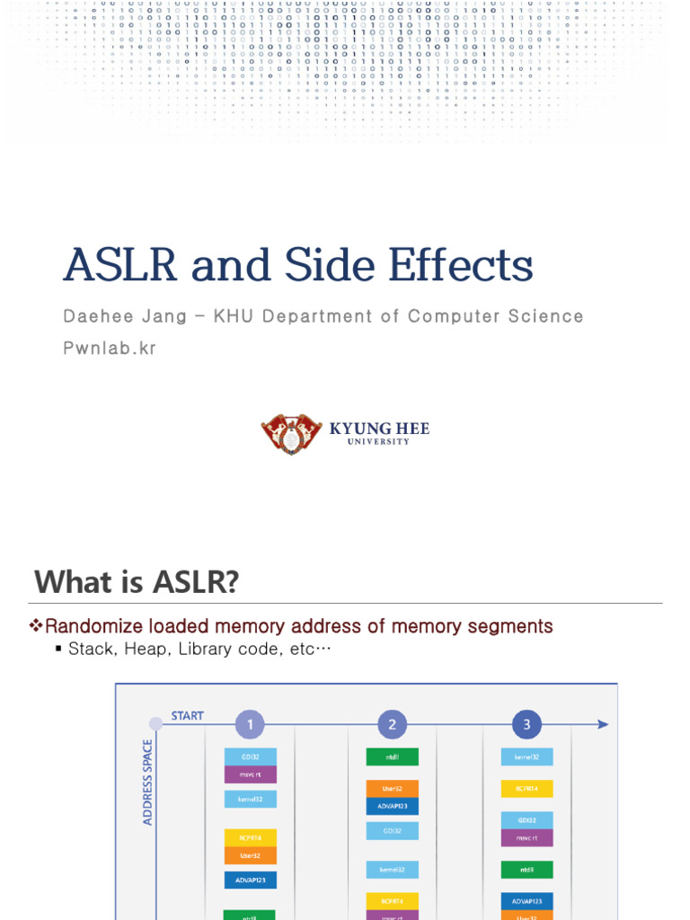 ASLR and Side Effects | Download Free PDF | Pointer (Computer Programming) | Operating System ...
