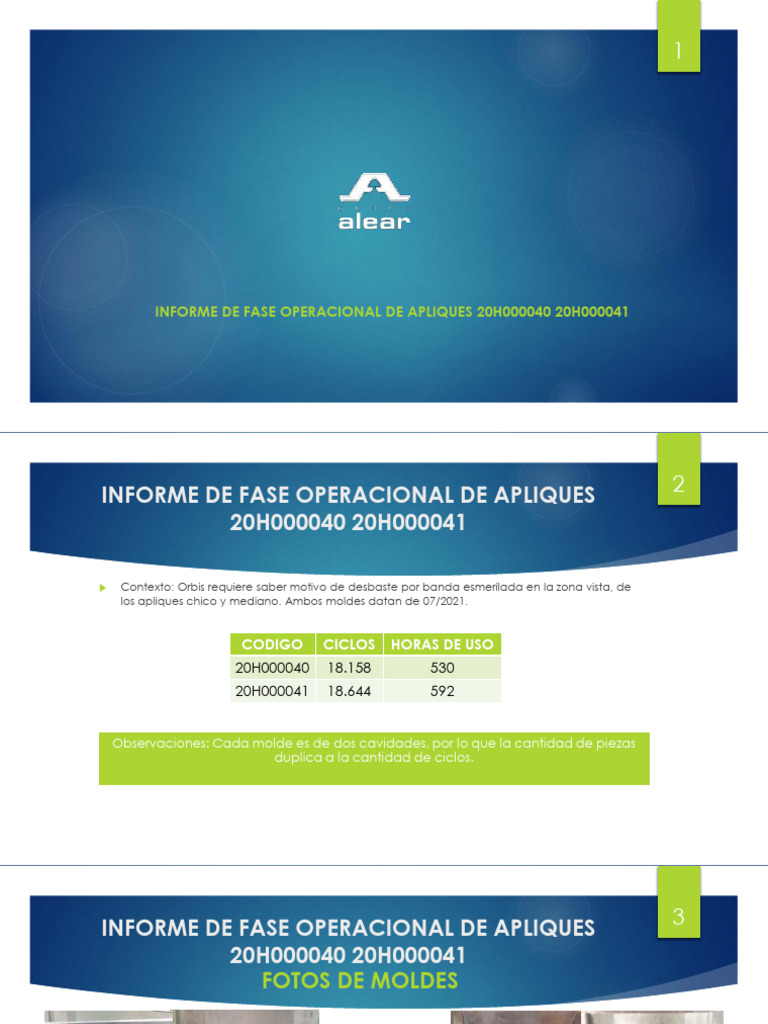 Informe Uso Apliques | PDF