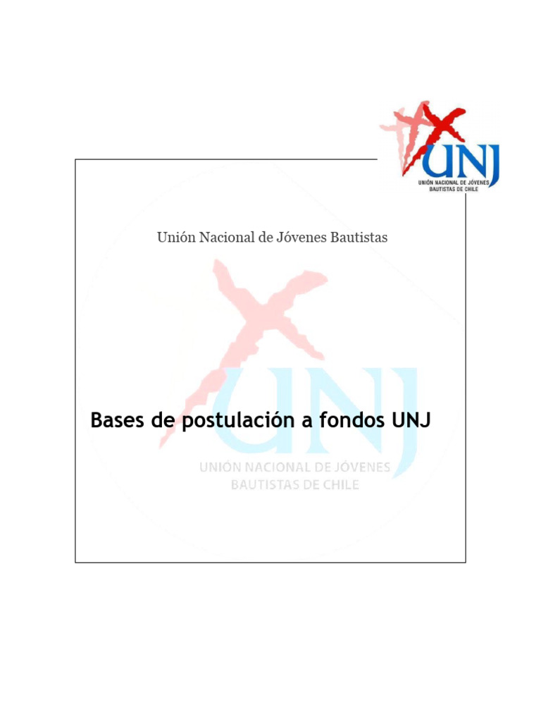 Fondos UNJ para Proyectos Evangelísticos | PDF | eucaristía | Cristo ...