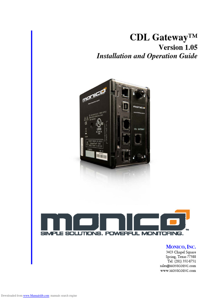 Monico Manual 1 | PDF | Electromagnetic Interference | Usb