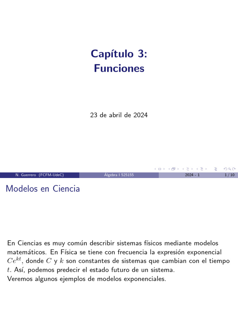 A1 Lgebra I | PDF | Desintegración radioactiva | Física