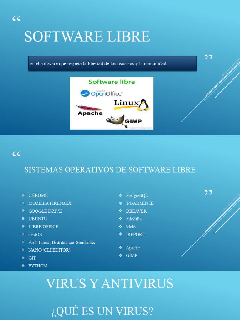 Software Libre | PDF | Distribución de Linux | Software antivirus