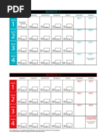 Insanity Max:30 Workout Calendar | PDF