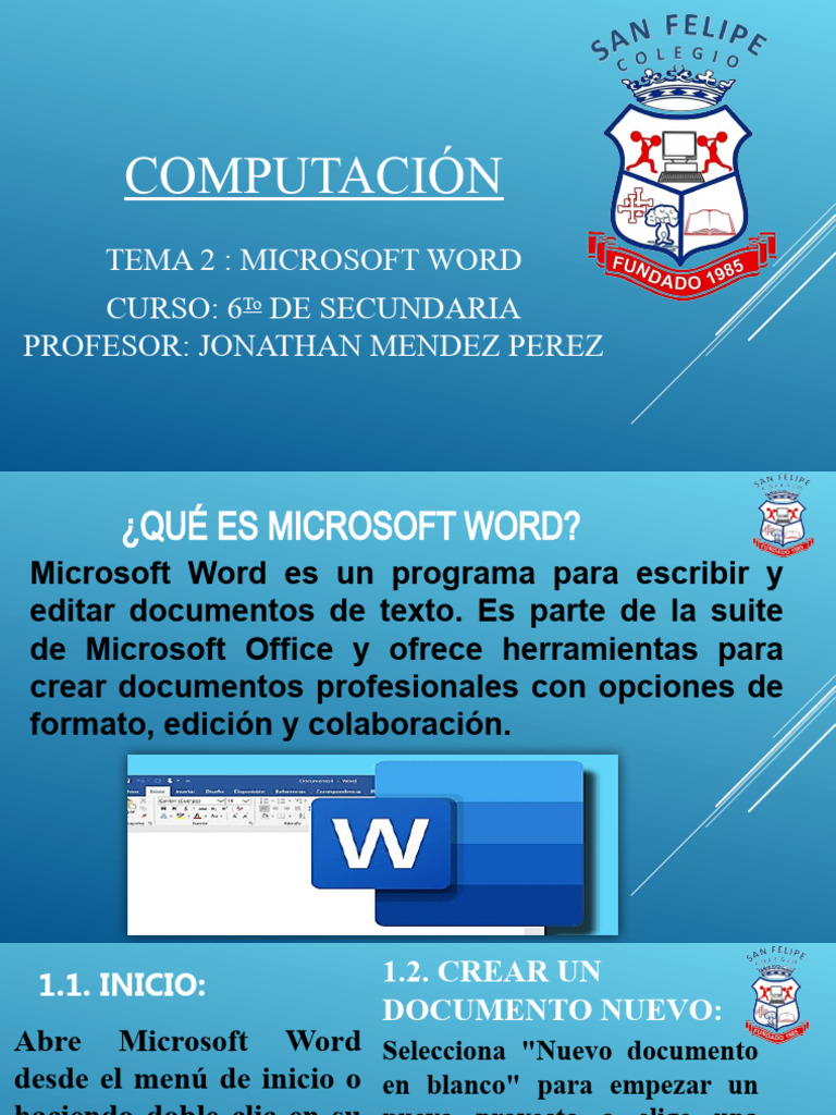 6to Segundaria (2 Tema) | PDF | Microsoft Word | Diseño