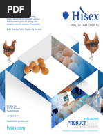 Hisex Brown Layer Management Guide | PDF | Selective Breeding | Chicken