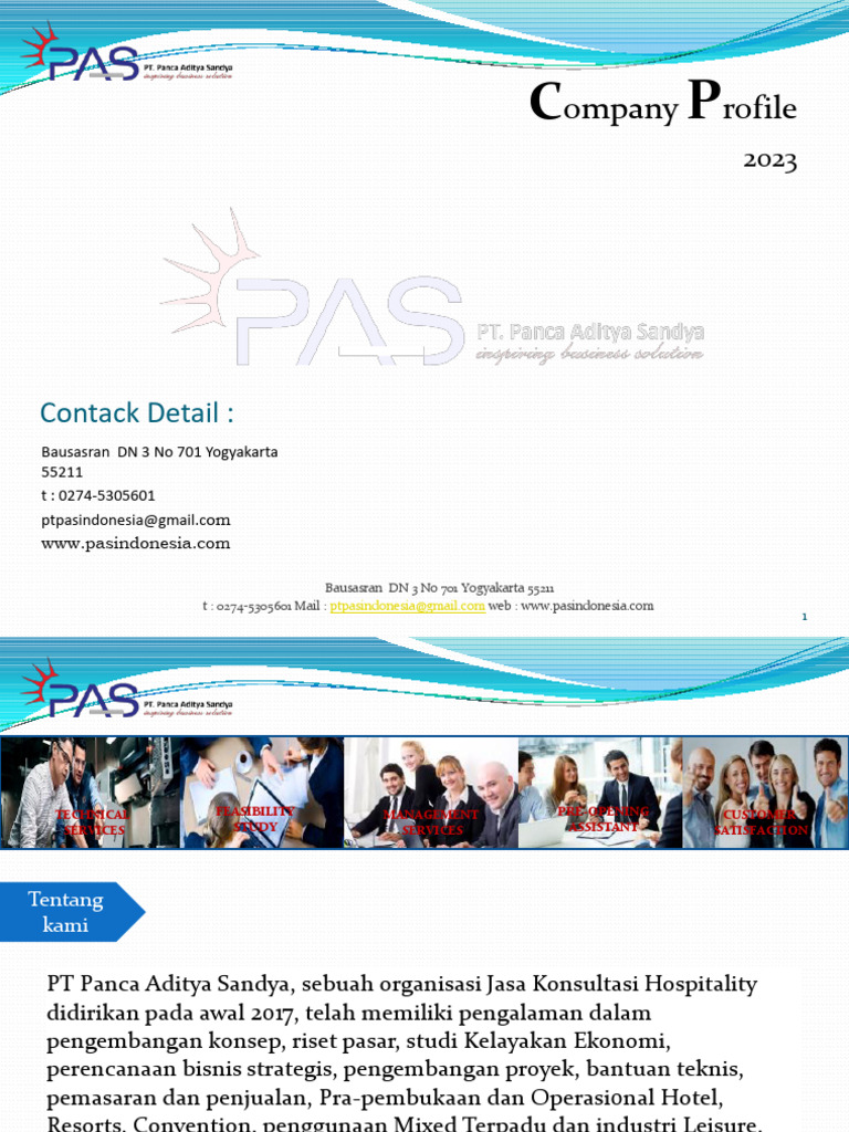 Company Profile PT. Panca Aditya Sandya - Edisi 2023 + Legal | PDF