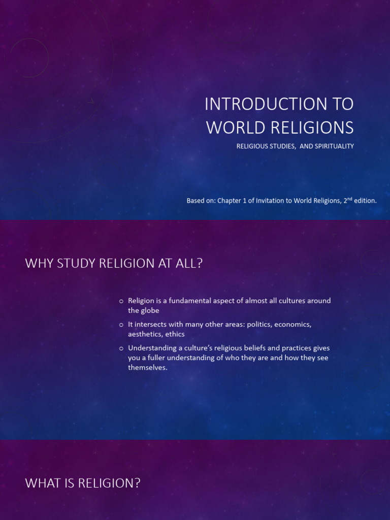 Week 2 - Religious Studies | PDF | Religious Studies | Transcendence (Religion)