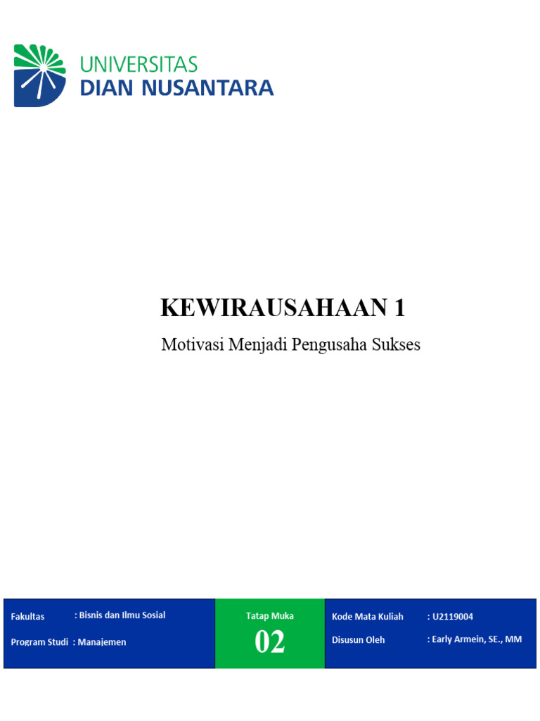 Modul Pertemuan Kedua | PDF