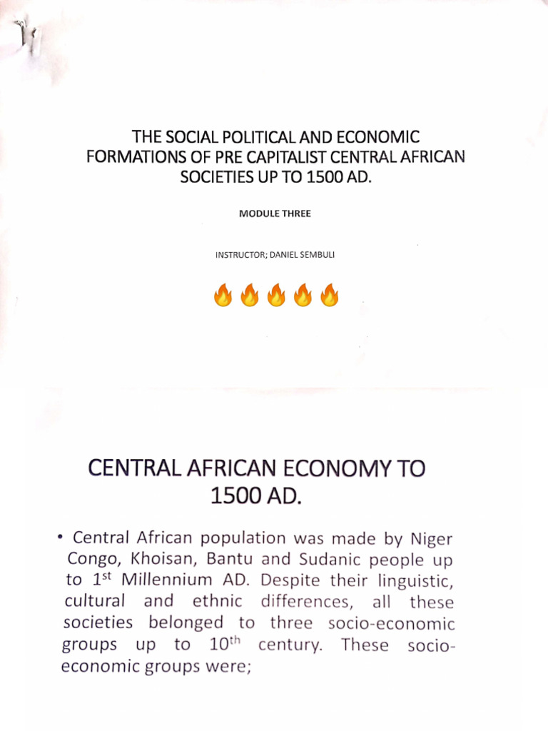 History of Central Africa..3,4&5. | PDF