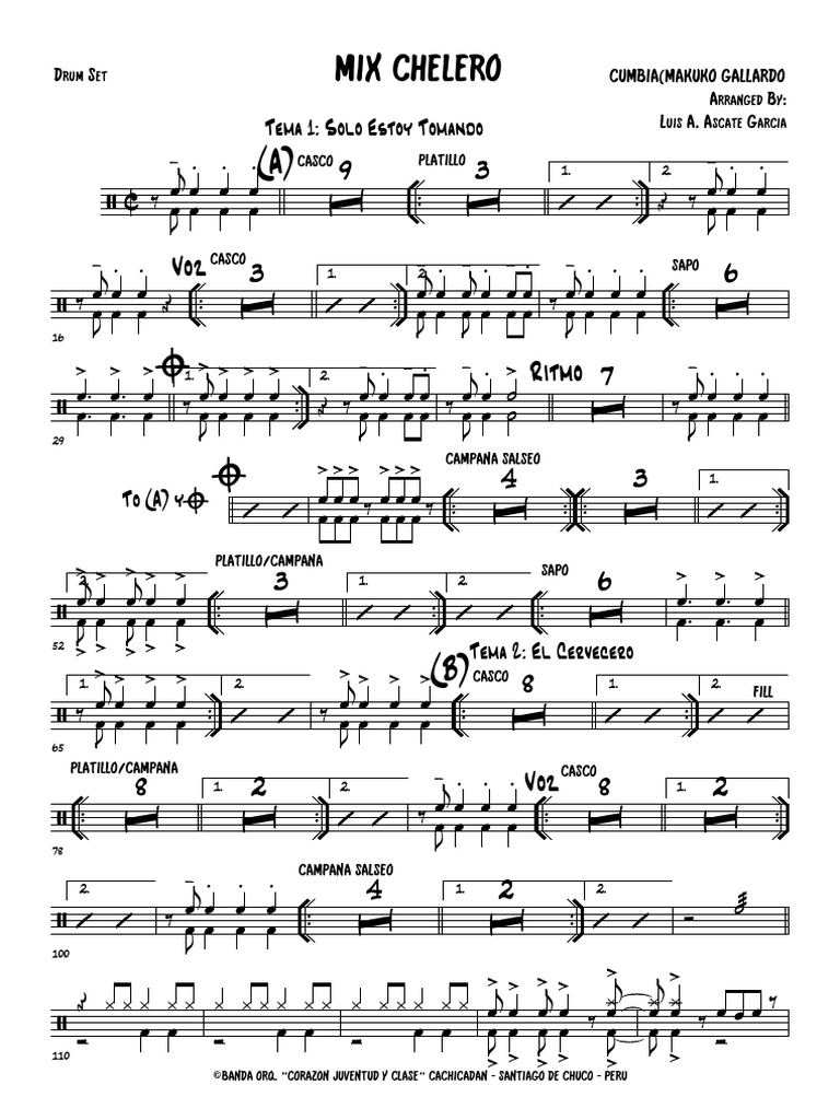 Mix Chelero-Makuko Gallardo Cumbia | PDF