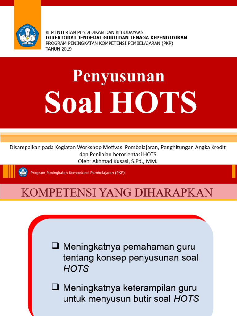 Penyusunan - Soal - HOTS | PDF