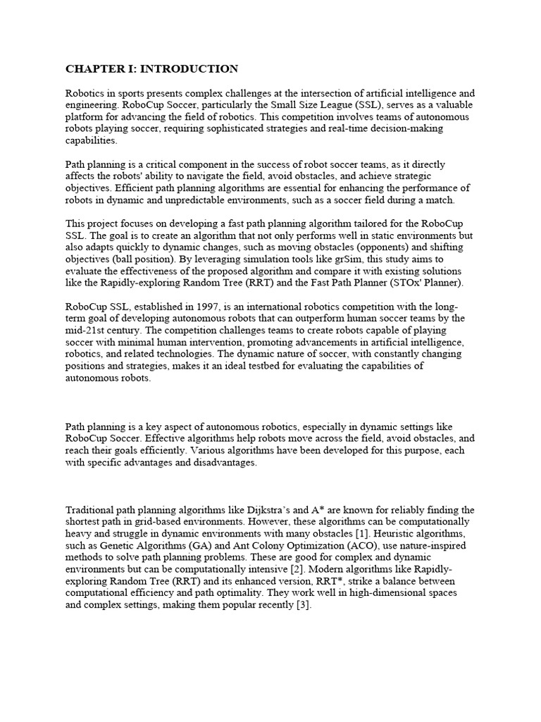 Sample Report | Download Free PDF | Simulation | Robotics