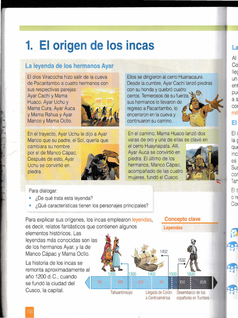 Origen de Los Incas | PDF | Imperio Inca | Perú