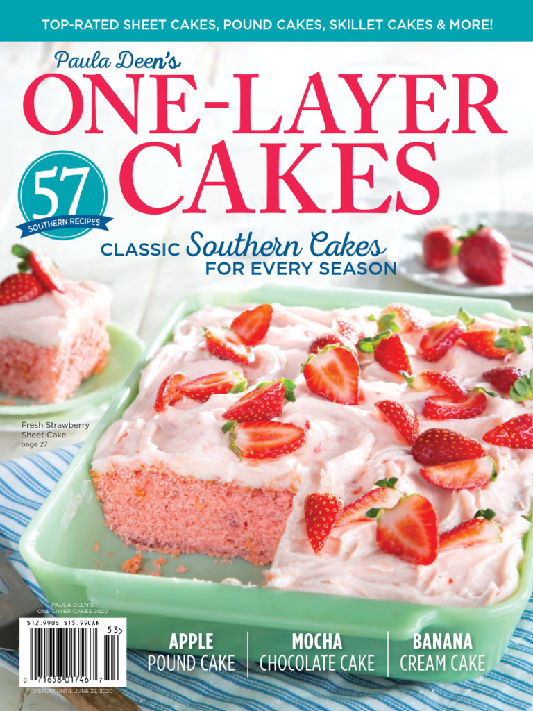 Paula Deens One-Layer Cakes 2020 (Paula Deen) | PDF | Cakes | Butter