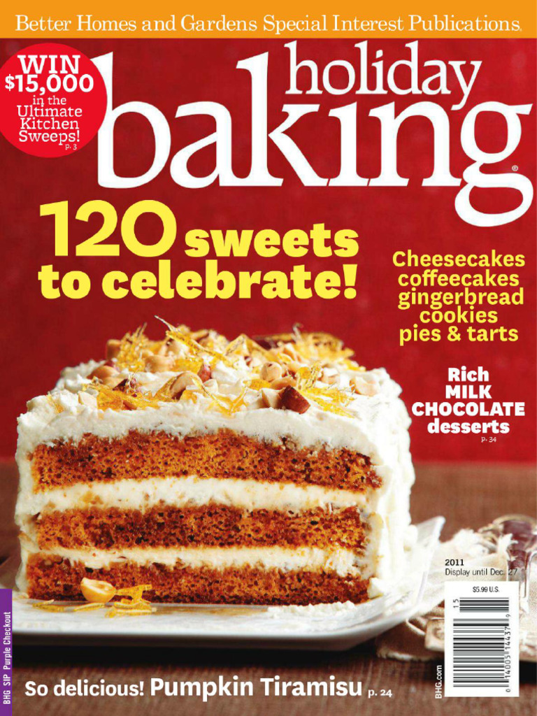Better Homes Gardens Holiday Baking 2011 (Better Homes and Gardens) | PDF