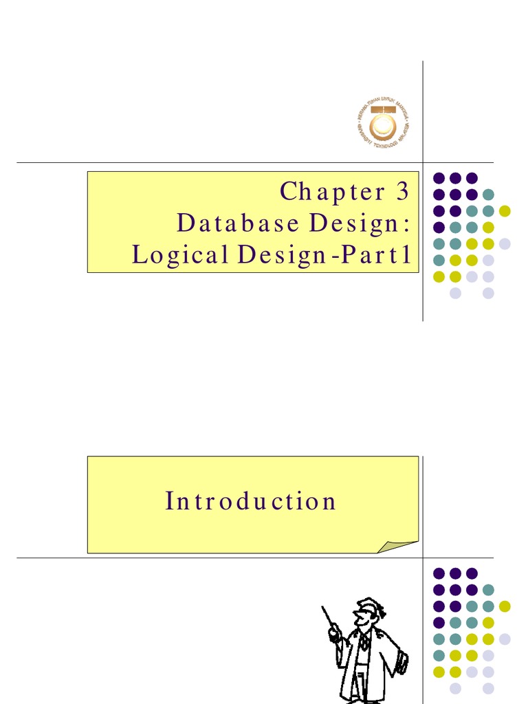 Database Design: Logical Design-Part1 | PDF | Relational Database | Databases