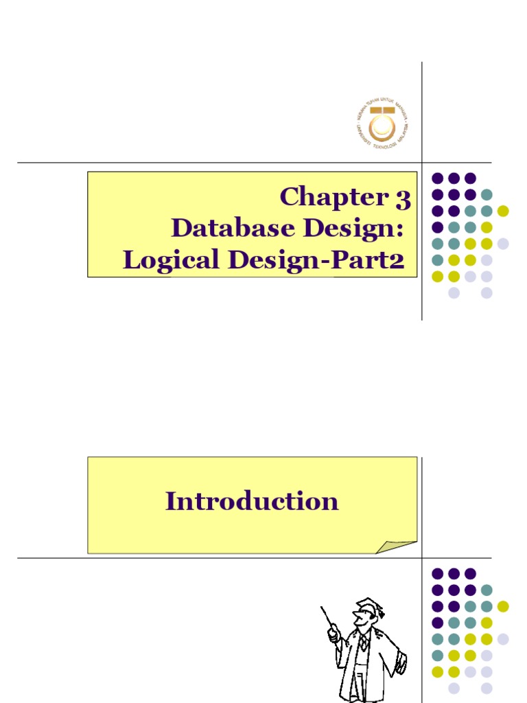 Database Design: Logical Design-Part2 | PDF | Relational Database ...