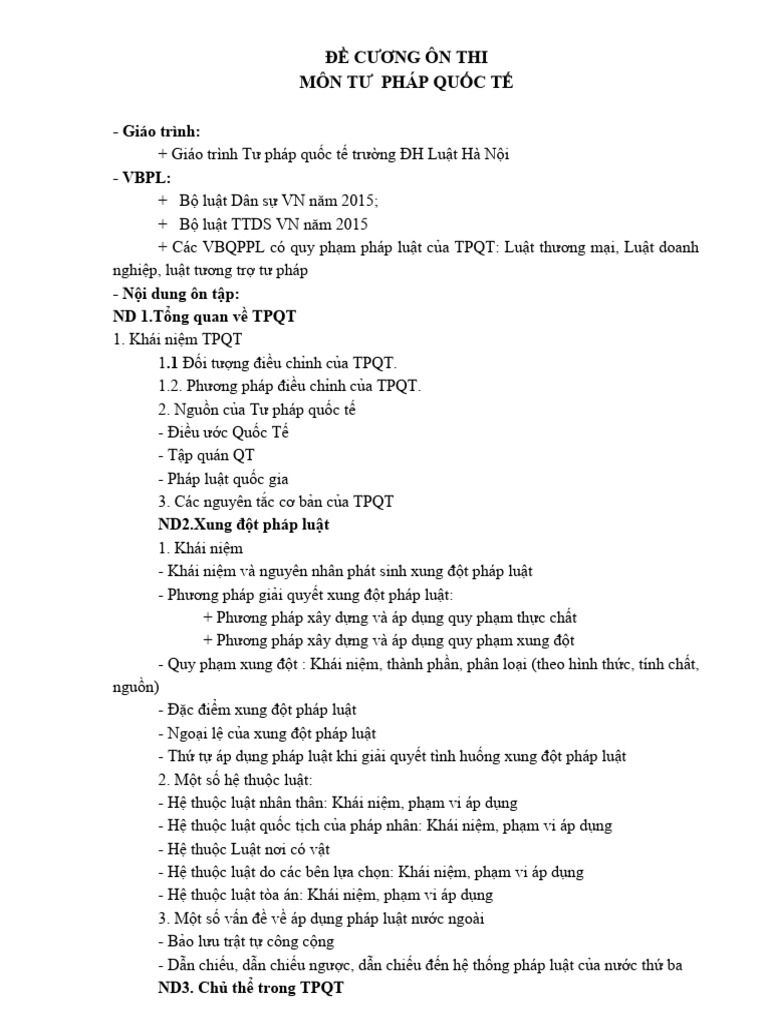 Đề cương ôn tập môn tpqt | PDF