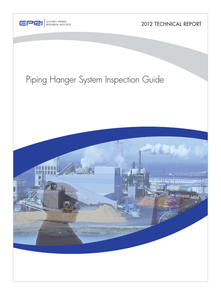 Epri - Piping Supports Inspection Guide | PDF | Pipe (Fluid Conveyance ...