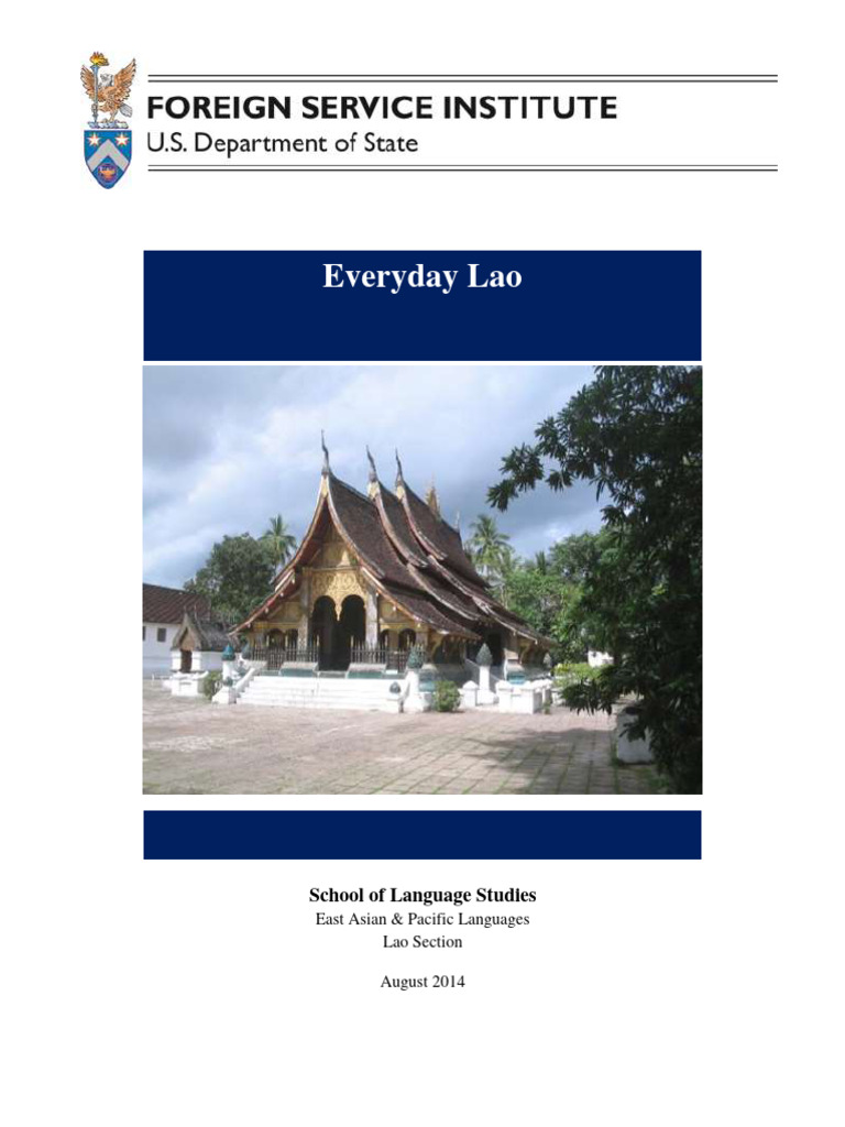Everyday Lao | PDF | Linguistics | Languages