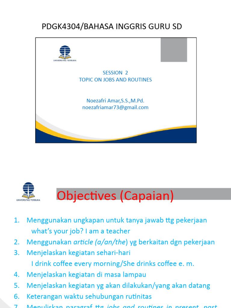 Presentasi Modul Dua | PDF | Language Arts & Discipline | Wellness
